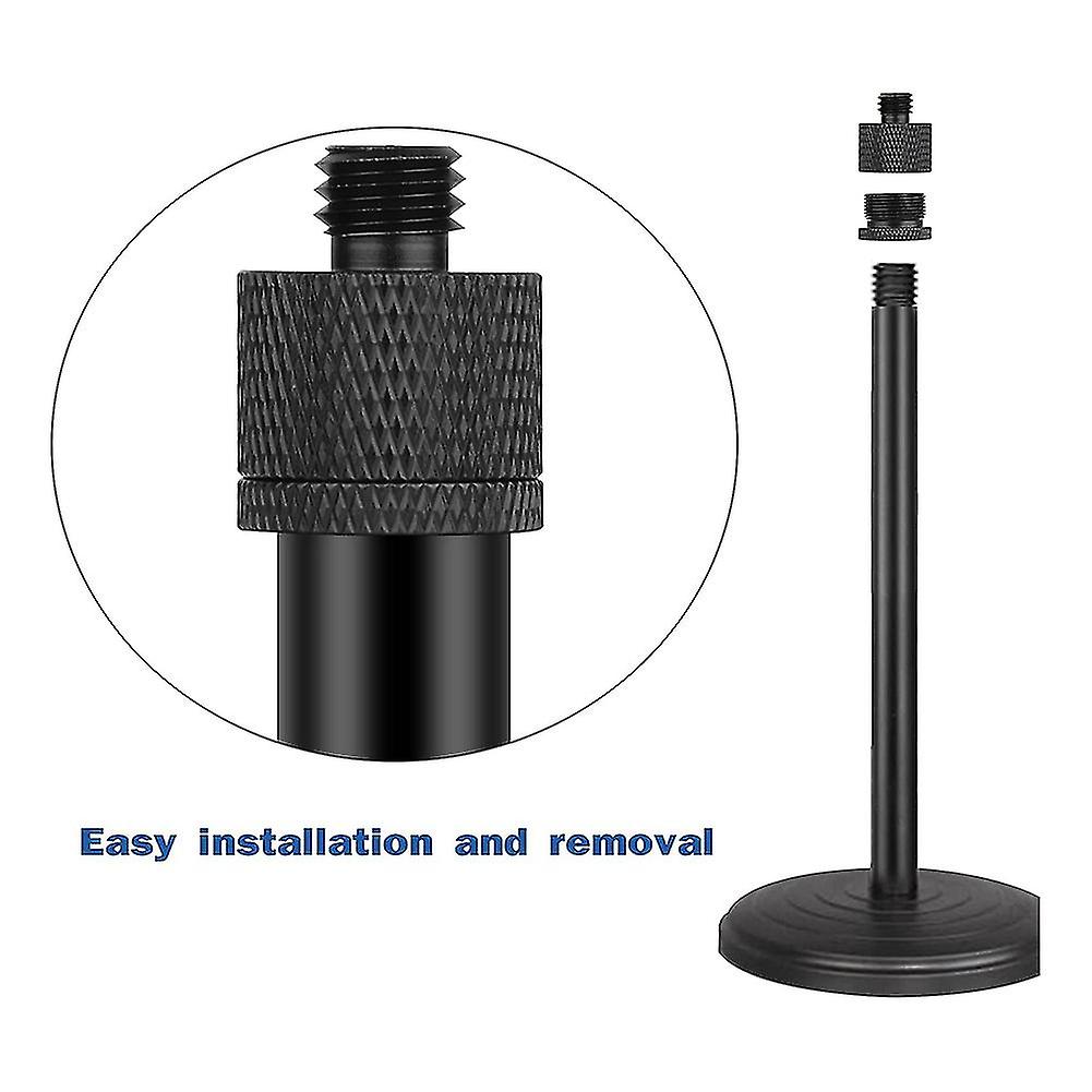 Microphone Stand Mic Boom Arm Set,mic Thread Adapters-5/8 Female To 3/8 ...