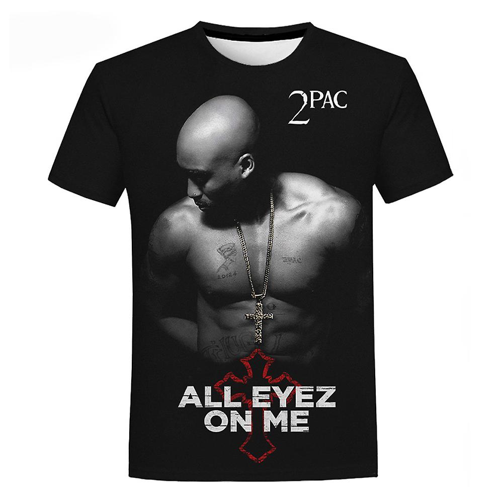 2022 Rapper Tupac Tops 3D Printed 2Pac T Shirt Men Fashion Casual Hip ...