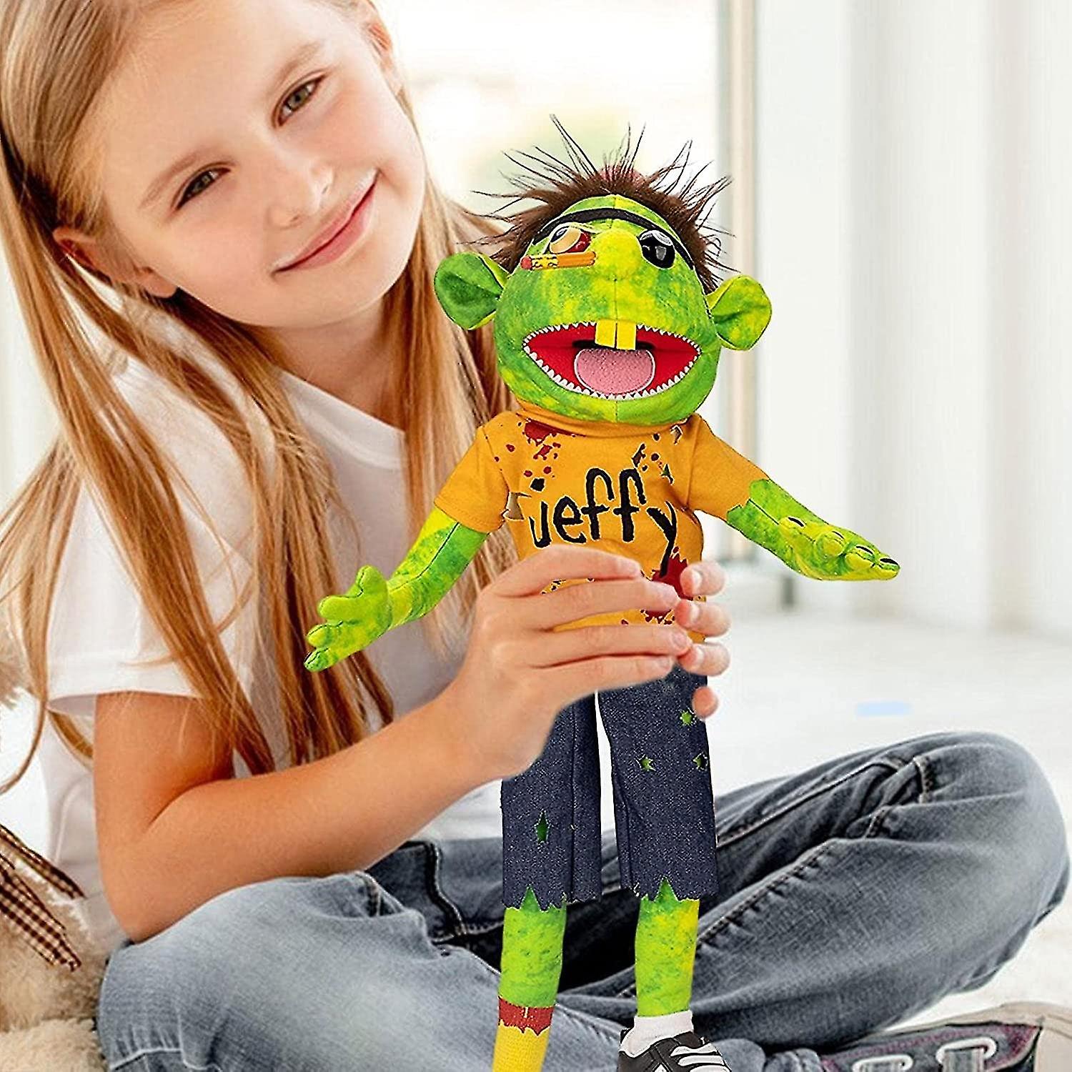 Jeffy Soft Plush Hand Puppet Collectible Doll Jeffy Finger Puppet Toy ...