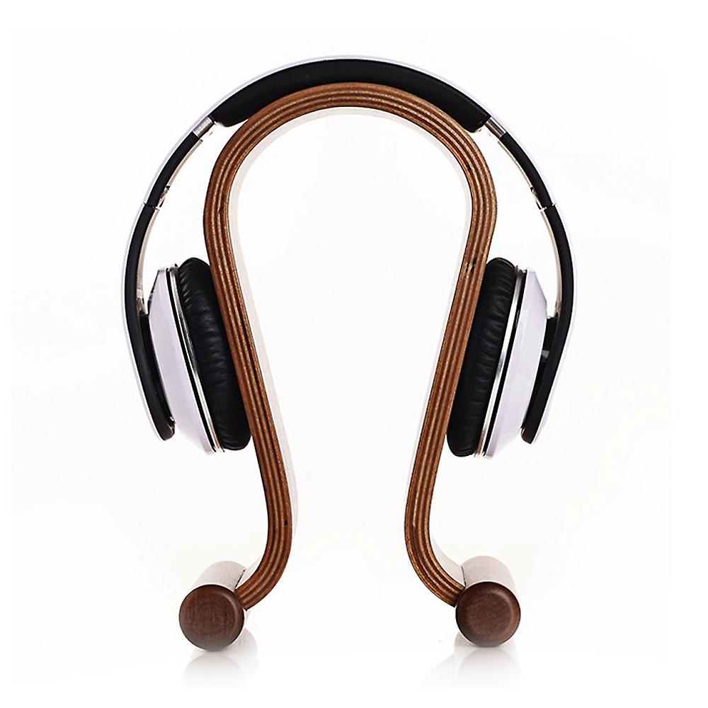 SAMDI Wooden Headphone Stand Gaming Headset Earphone Displaying Holder ...