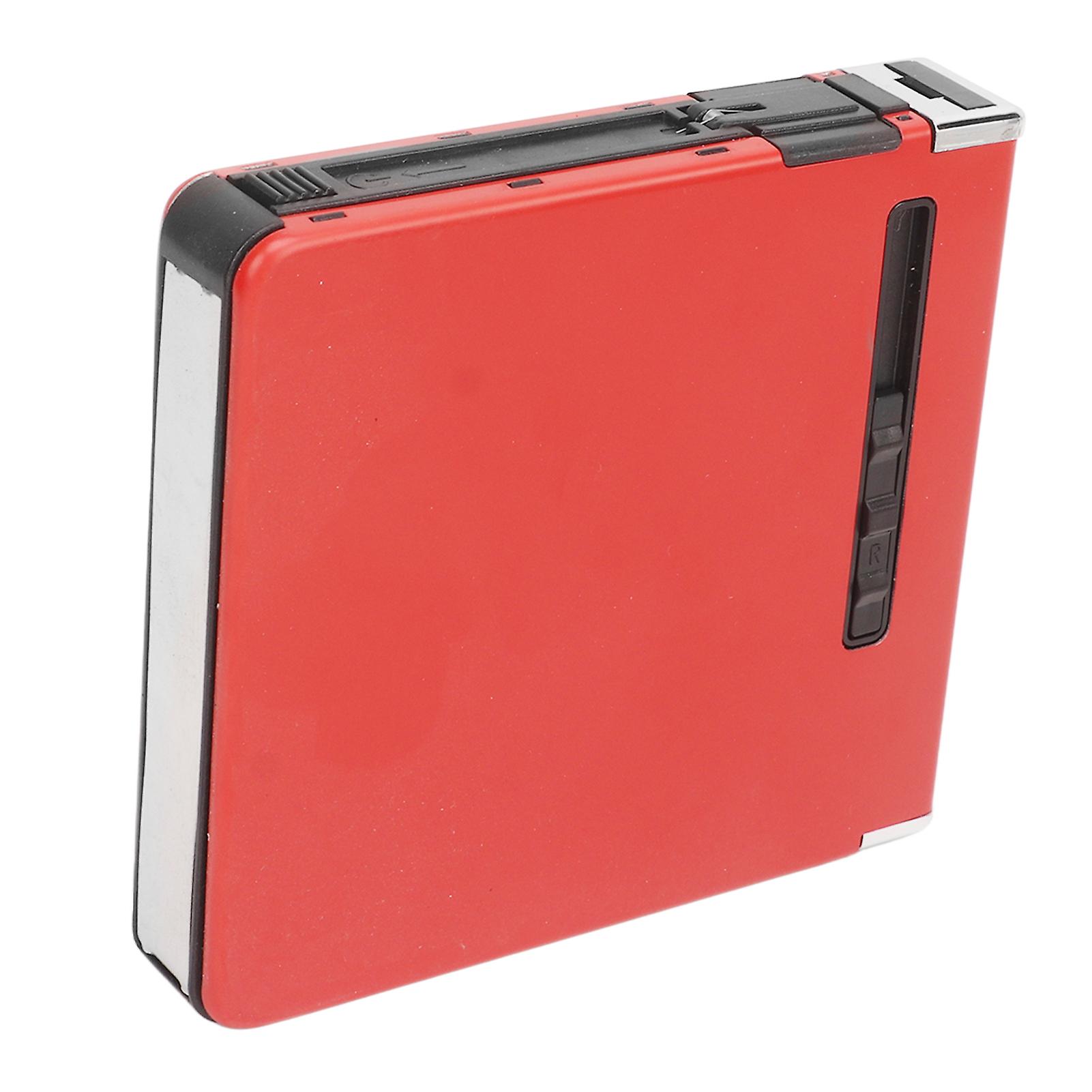 Cigarette Case Box USB Rechargeable for 20 Regular Cigarettes with ...