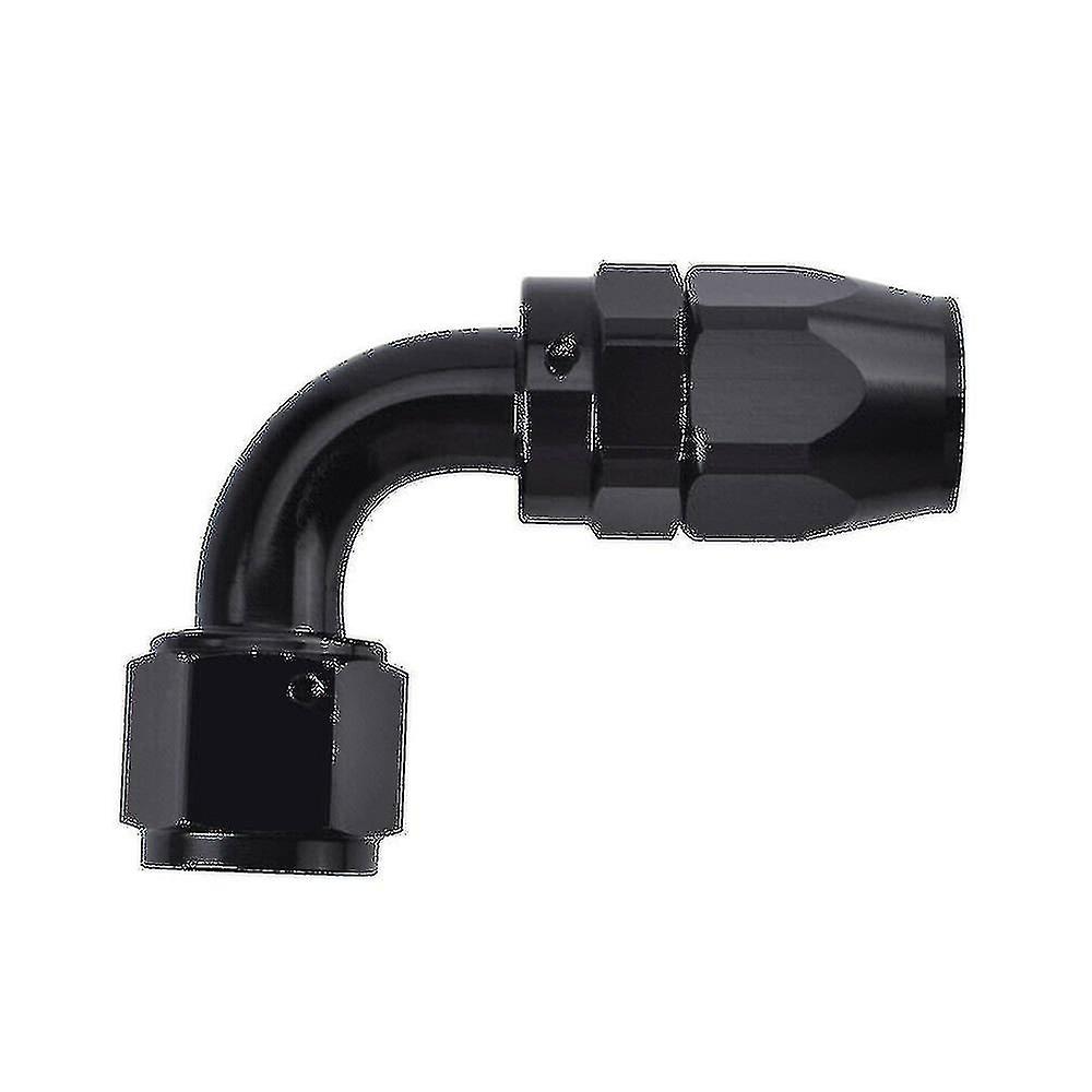 2x An -10 An10 Hose Fitting Jic 90 Degree Fast Flow Stealth Black Hose ...