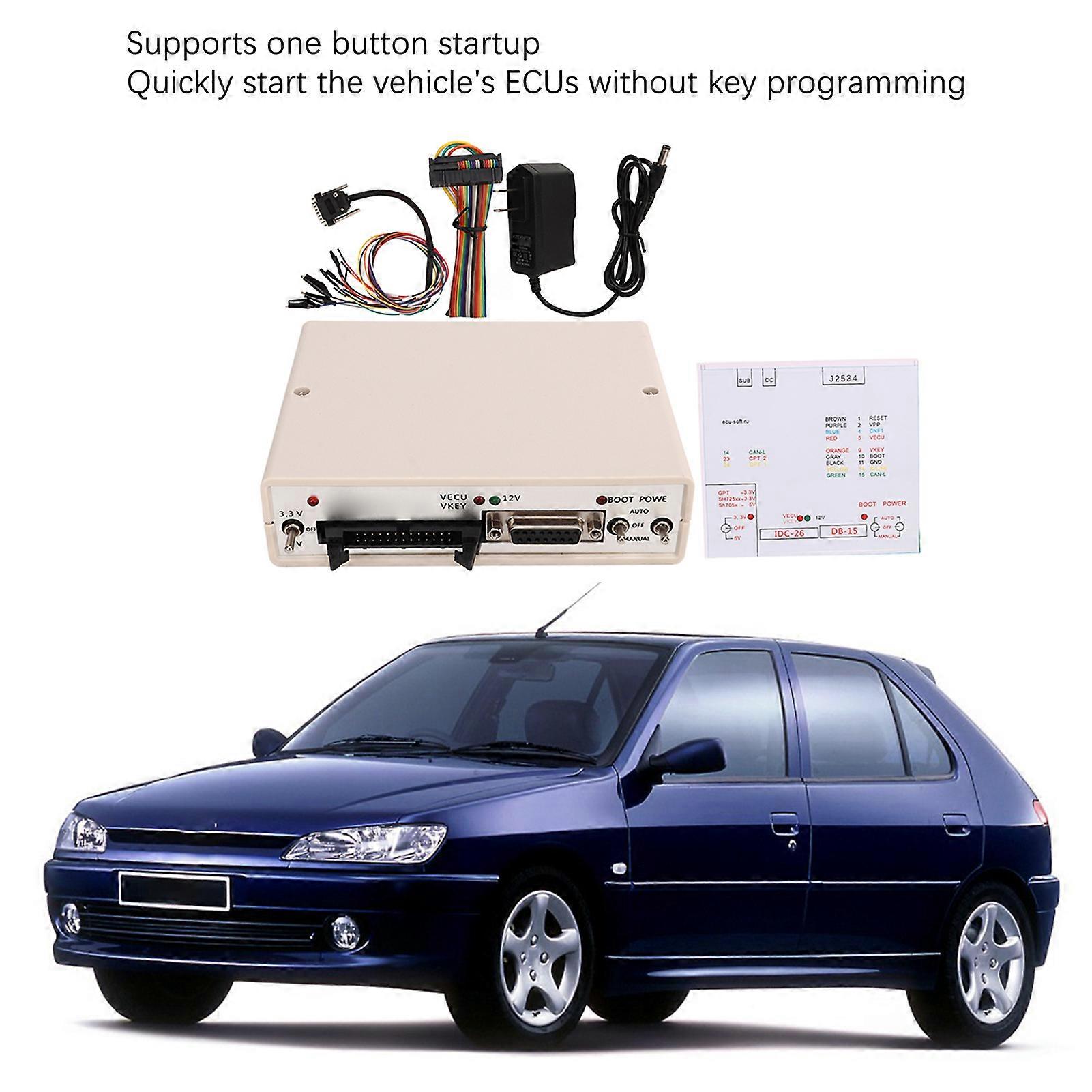 ECU Power Box Flash with Full Adapters 100 to 240V 3 Switches ECU ...