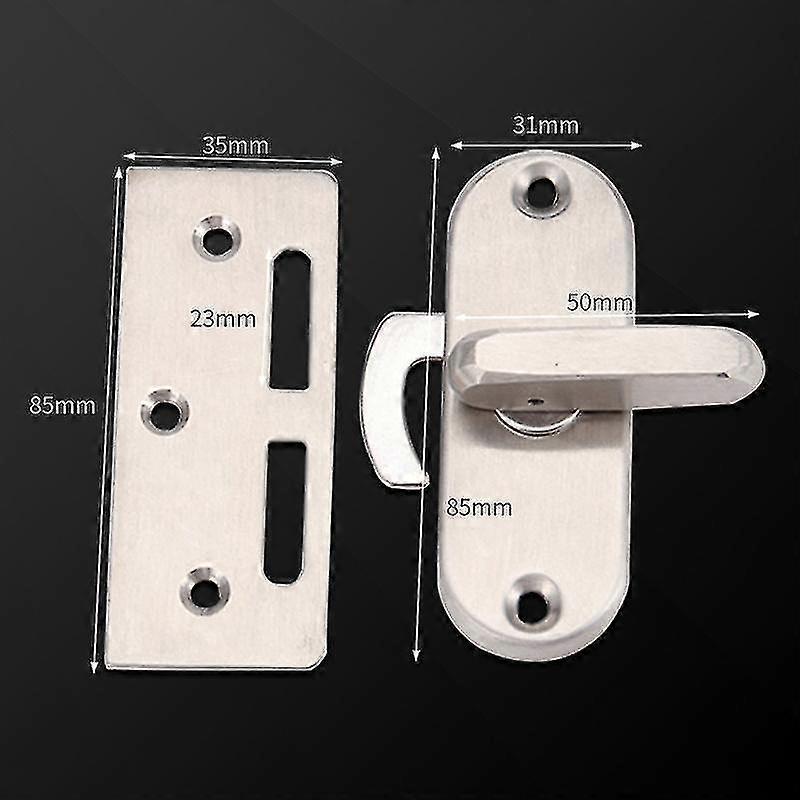 90 Degree Flip Stainless Steel Sliding Door Lock Latch Cam Lock Curved ...