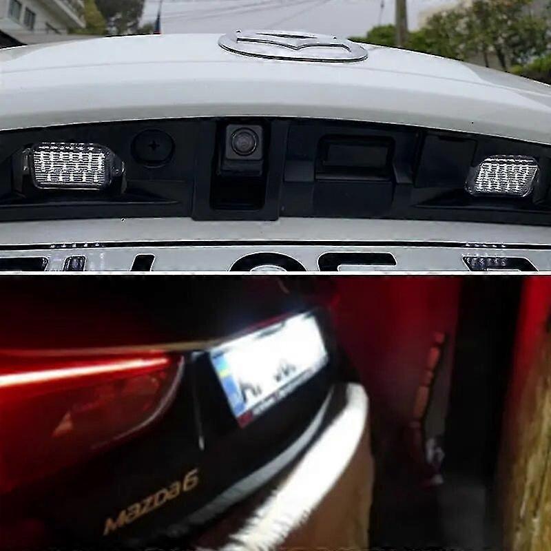 2pcs Canbus For Mazda A/t Aka For Mazda 6 2014-2017 Led Led License ...