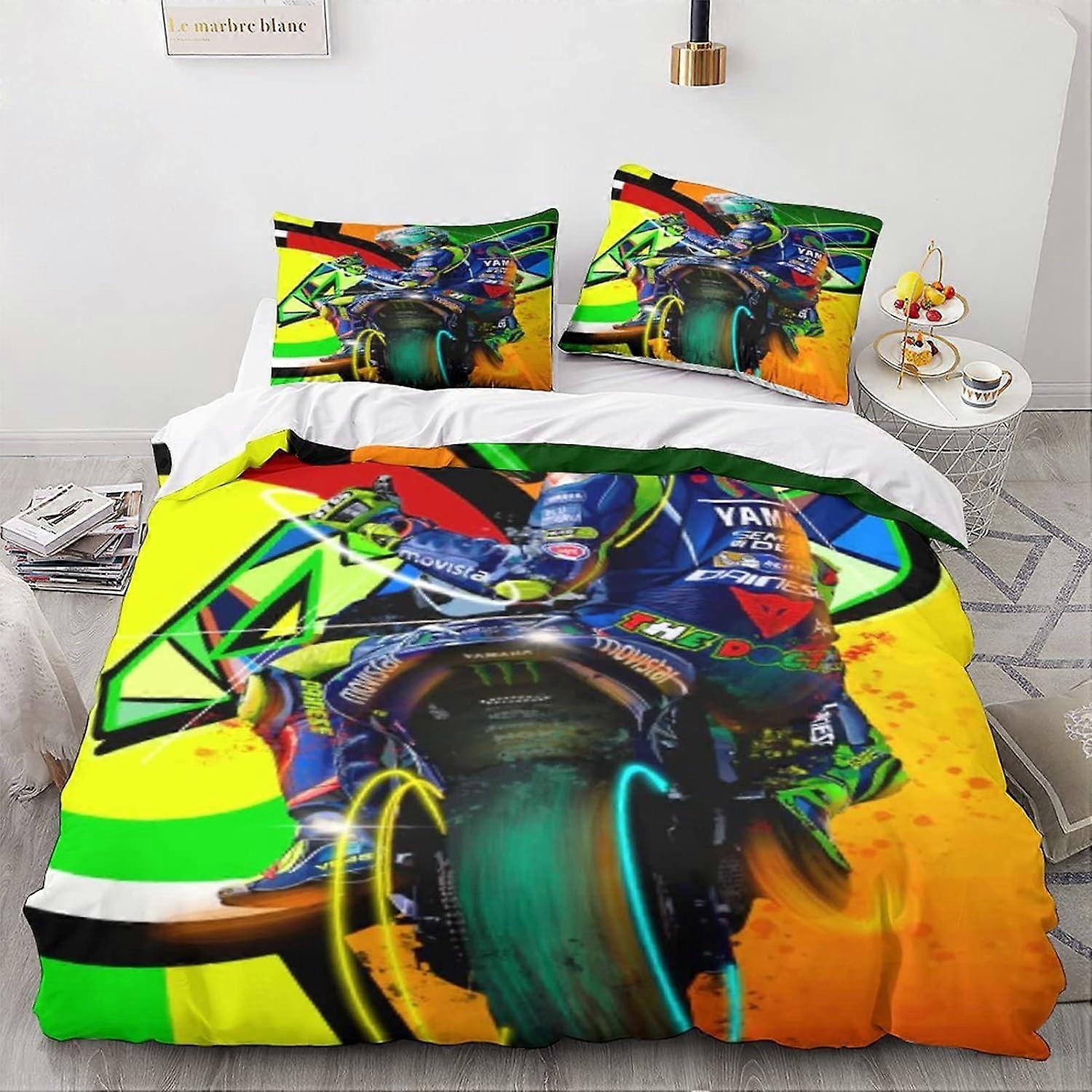Duvet Cover for Boys, Teens, Children, MotoGP, Motocross Motocycle ...