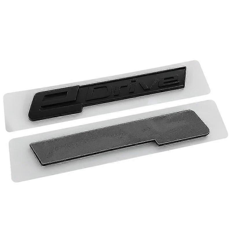 3d Abs Red Black Chrome Decal Car Rear Fender Edrive Emblem Badge Logo ...