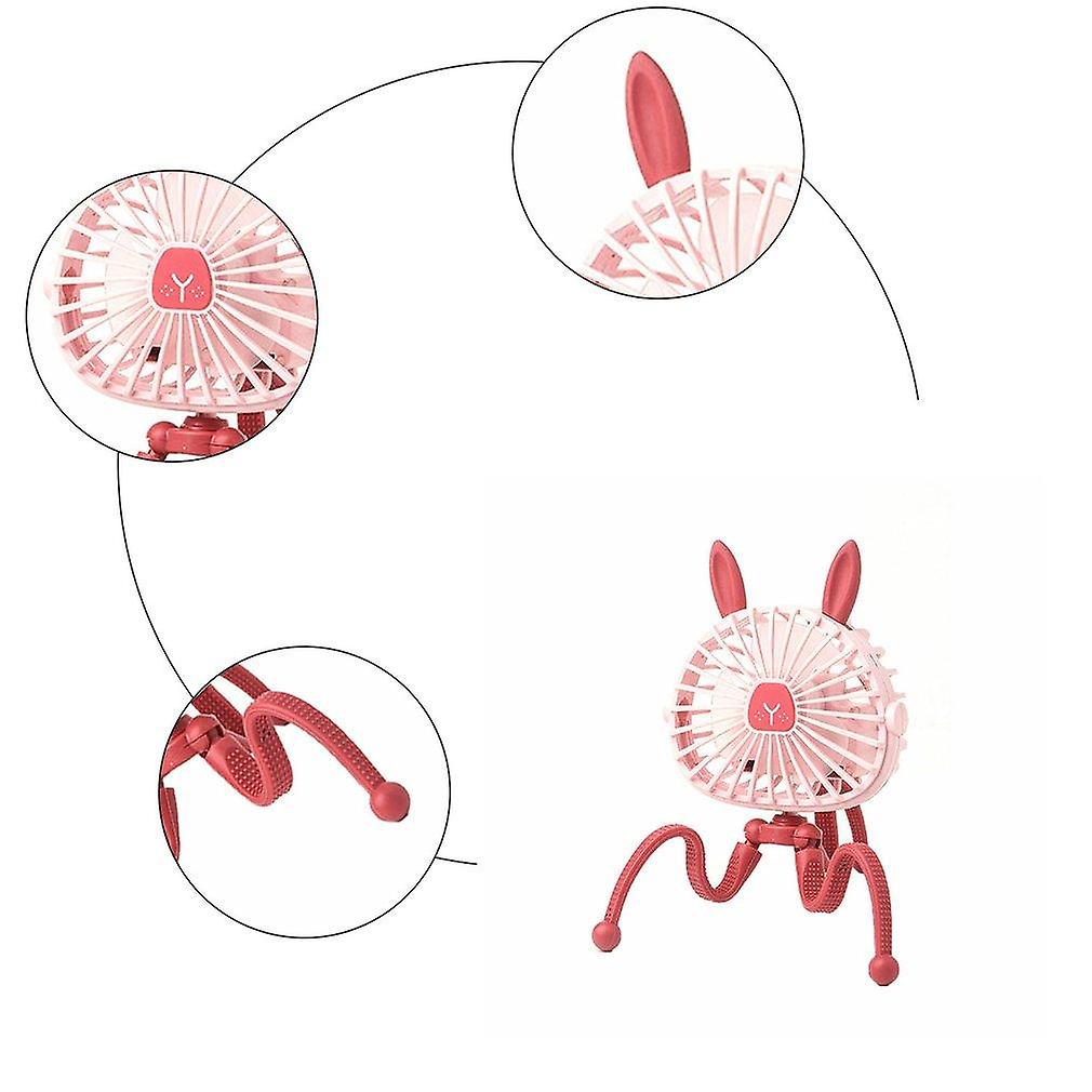 Mini adjustable hanging electric fan octopus stand portable handheld ...