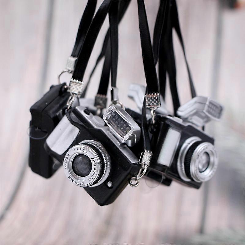 Doll house miniature strap camera mini camera doll accessories ...