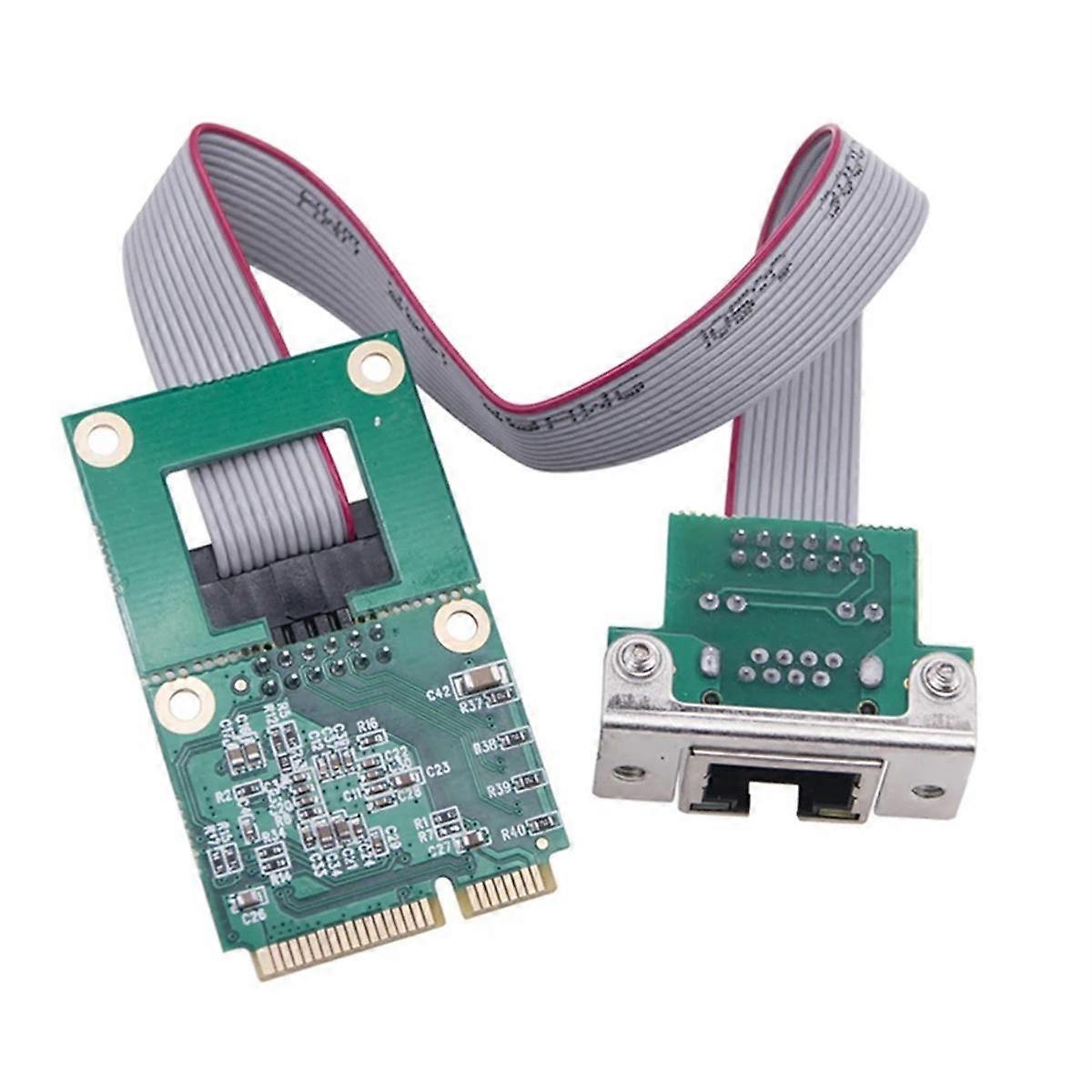 Mini PCIE Gigabit Network Card Single-Port RJ45 Ethernet Card COM Port ...