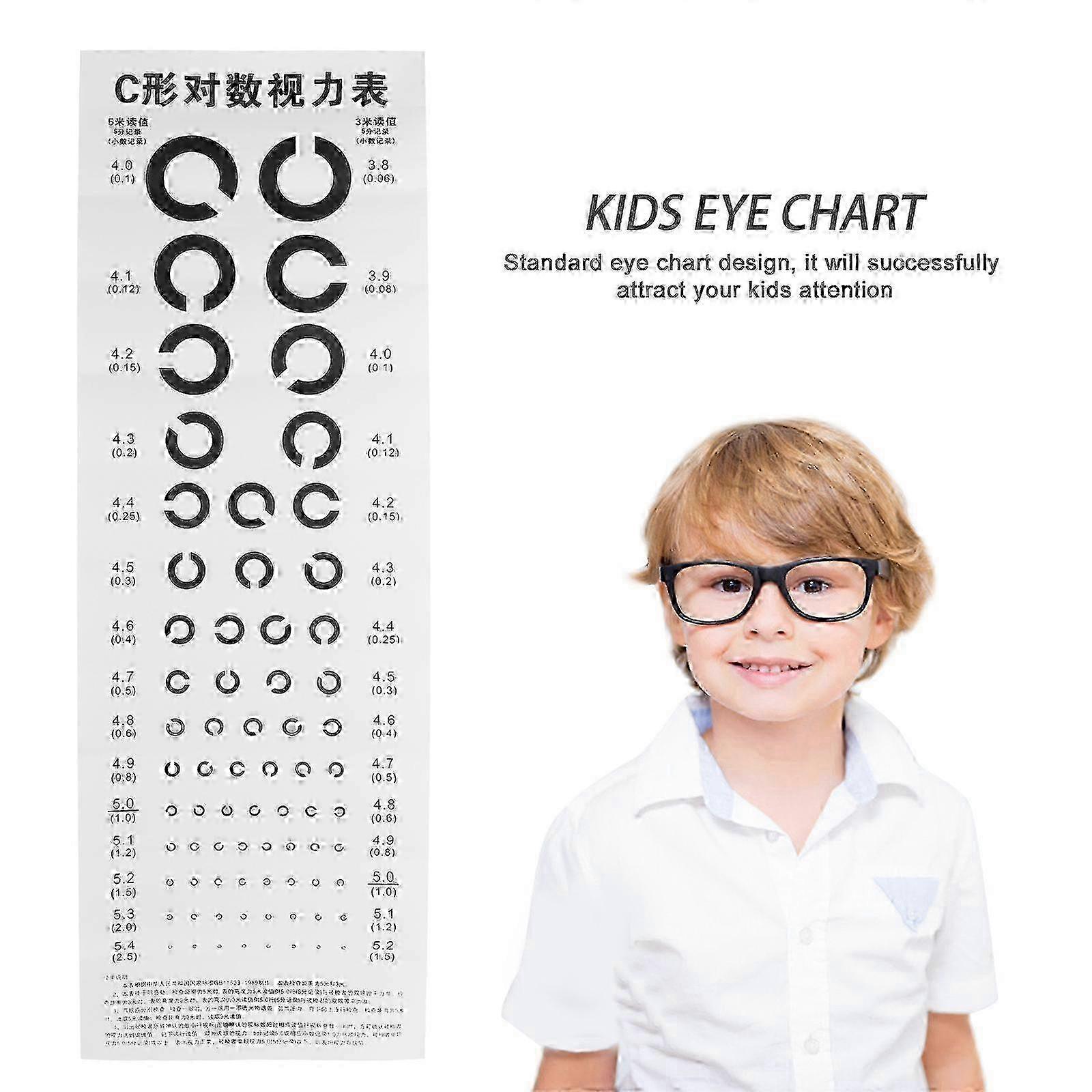 Eye Test Board Eye Test Poster Vision Exam Chart Eye Chart Poster ...