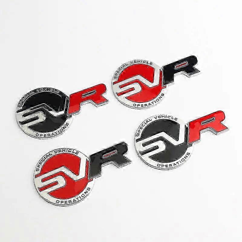 3d Metal Svr Logo Letters Car Rear Trunk Fender Emblem Badge Decal For ...