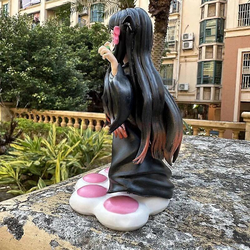 Demon Slayer 15cm Kamado Nezuko Anime Figur Gk Kimetsu No Yaiba Staty ...