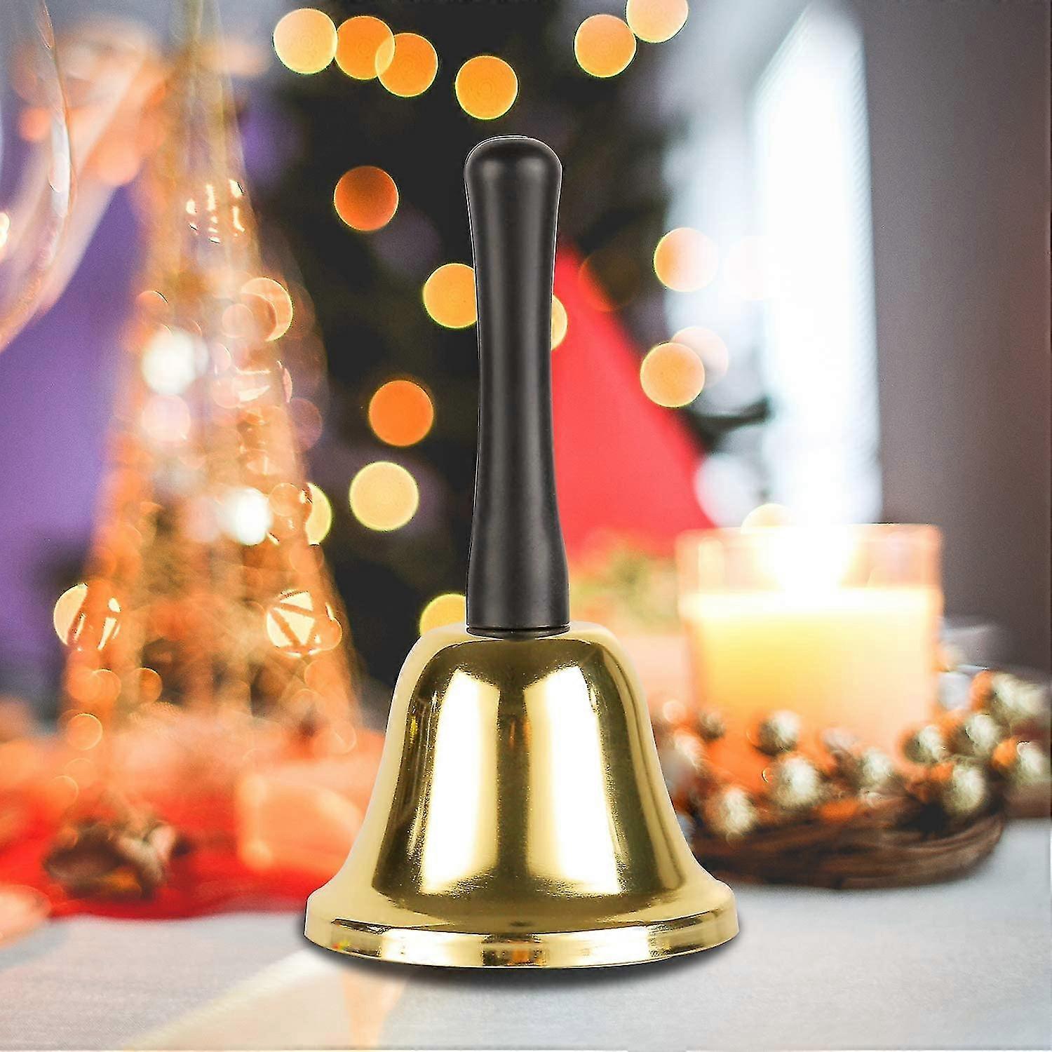 Hand Bell Table Bell Hand Bell Steel Bell (gold) | Fruugo AU