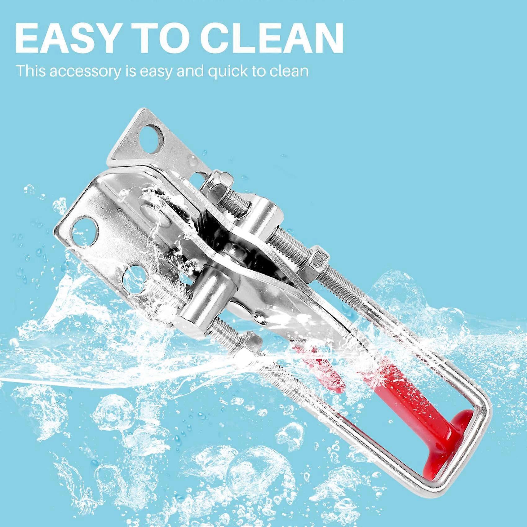 2-Pack 2000Lbs Capacity Heavy Duty Adjustable Latch U Bolt Self-Lock ...