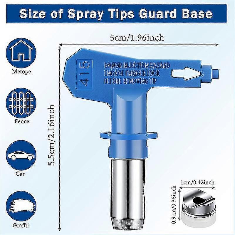 10 Piece Spray Heads Reversible Airless Paint Sprayer Nozzle Airless Paint Spray Sprayer Tip And ...