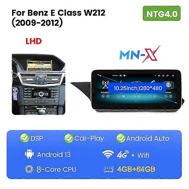 Android Hepsi Bir Arada Araba Akıllı Sistem Mercedes Benz E Sınıfı W212 E200 E230 E260 E300 S212 ...