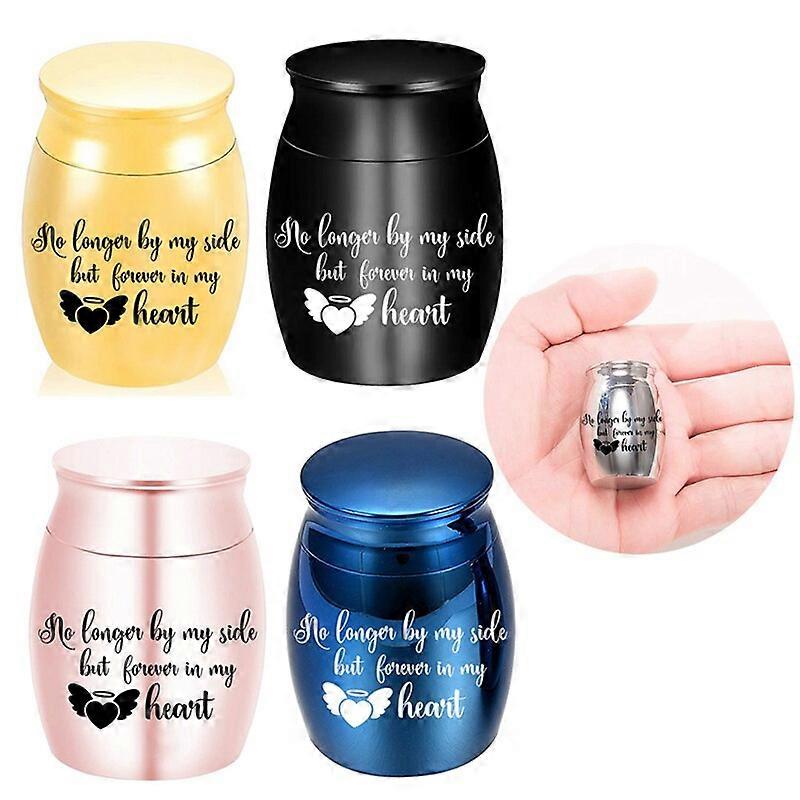 Small Urn for Human Ashes Small Keepsake Urn Heart Wings Pattern ...