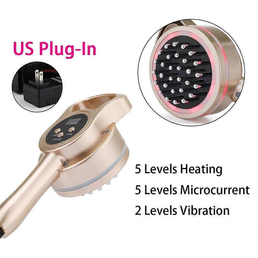 Rechargeable Meridian Brush Electric 6 Speed Microcurrent Vibration ...