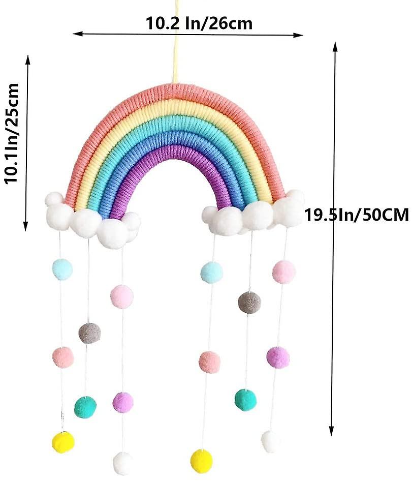 Vägghängande dekoration färgglada bollar för barnrum flicka eller pojke ...