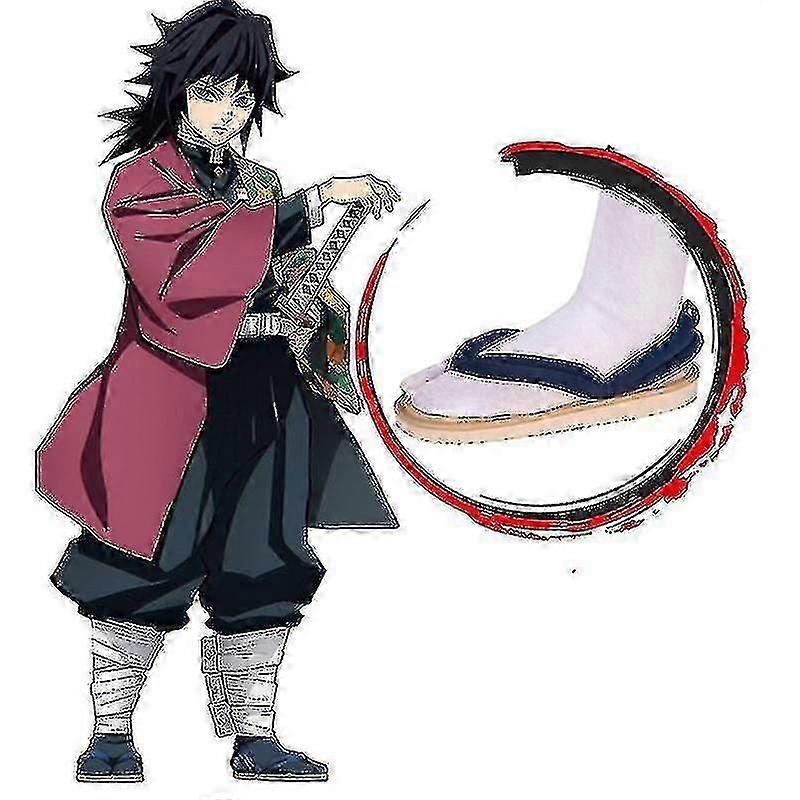 Anime Demon Slayer Cosplay Shoes Kimetsu No Yaiba Kamado Clogs Sandals ...
