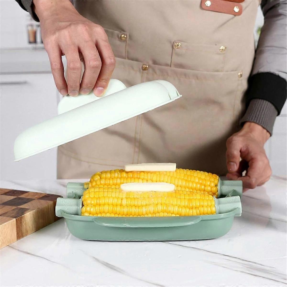 Microwave Corn Steamer, Microwave Corn Steamer with Lid and Handle ...