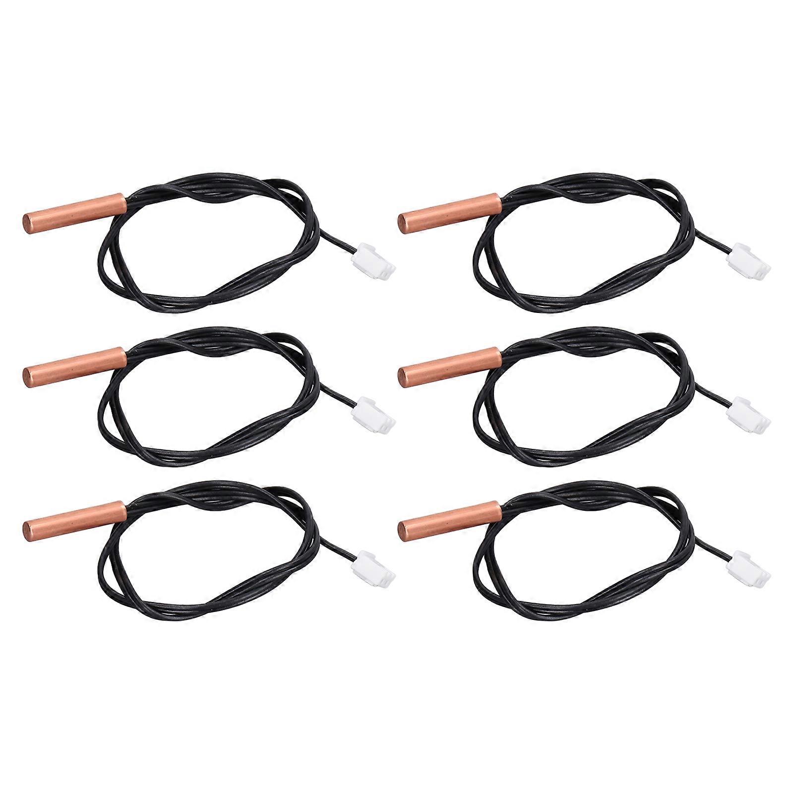 10Pcs 10K Temp Sensor Probe PVC Copper Waterproof NTC Thermistor Probes ...