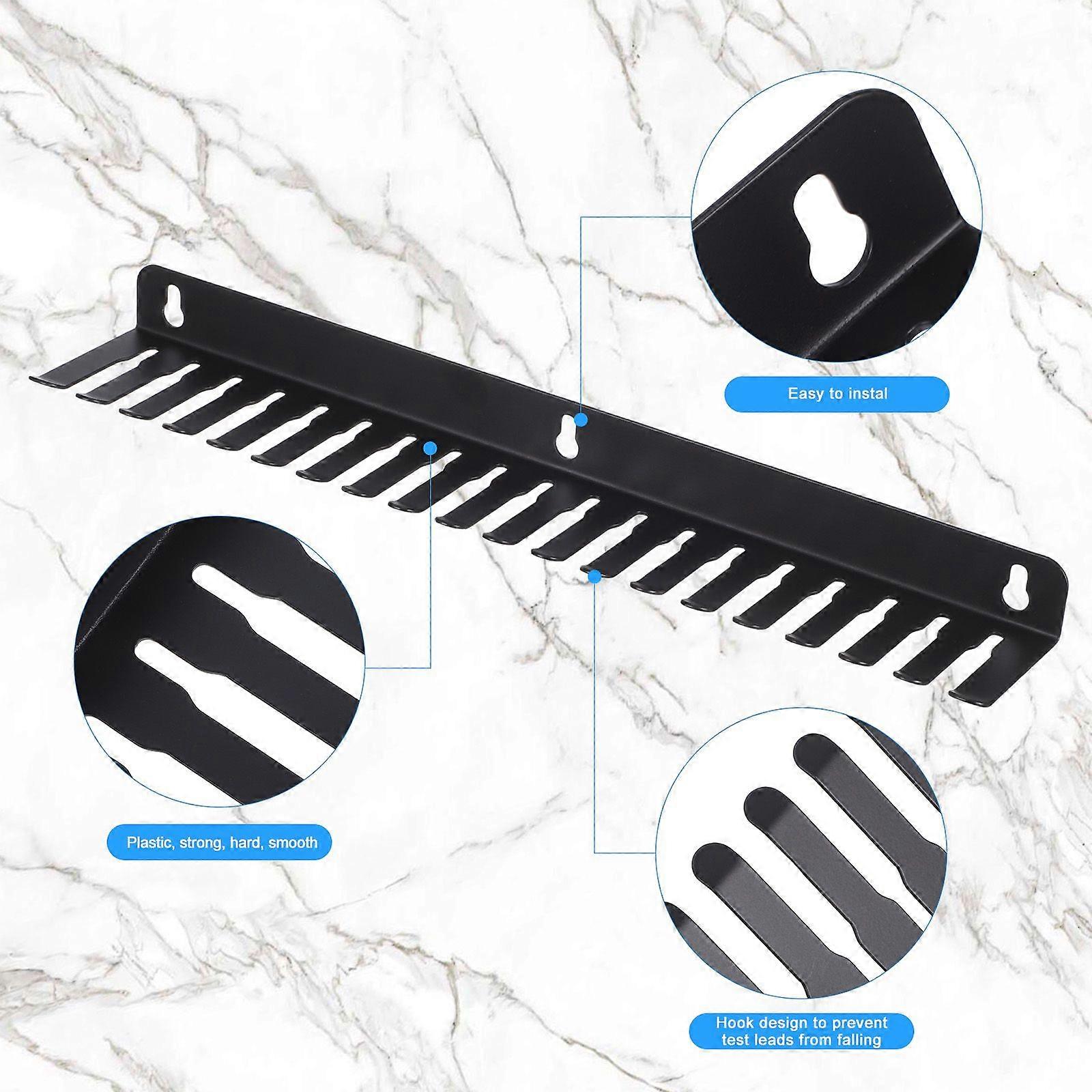 Slot Storage Rack Cable Holder Wire Storage Organizer Wall Mount Cable ...