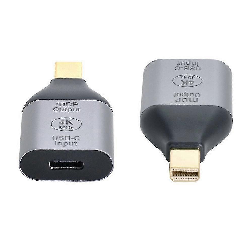 UC-012-MDP USB-C Female to Mini DisplayPort Male HDTV 4K/60Hz 1080P ...