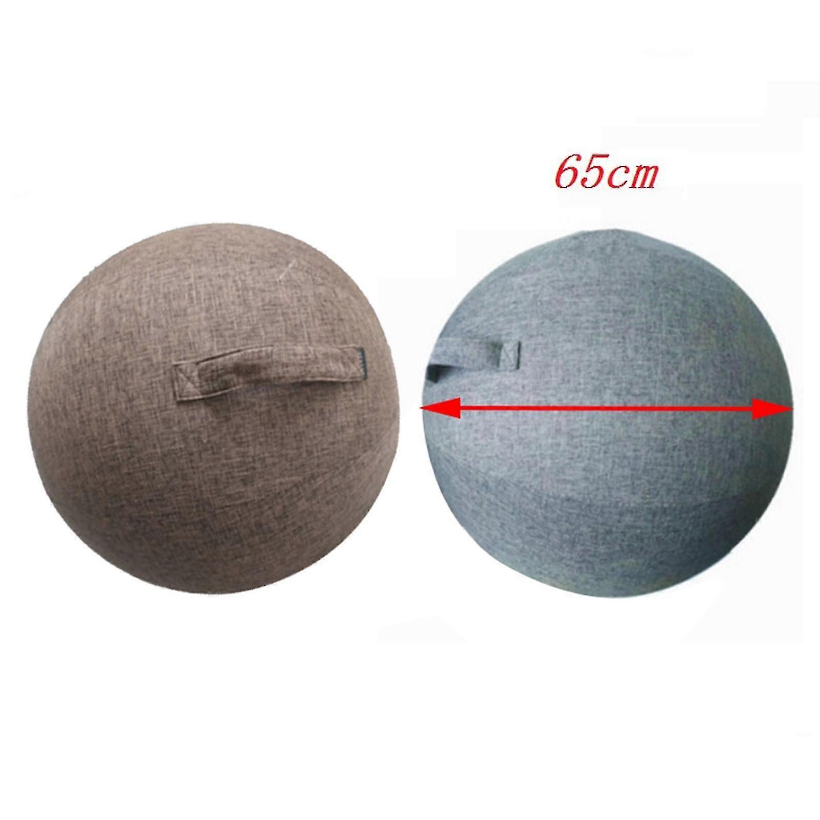 Durable Yoga Ball Cover 65cm Birthing Exercise Pilates Ball sitting on ...