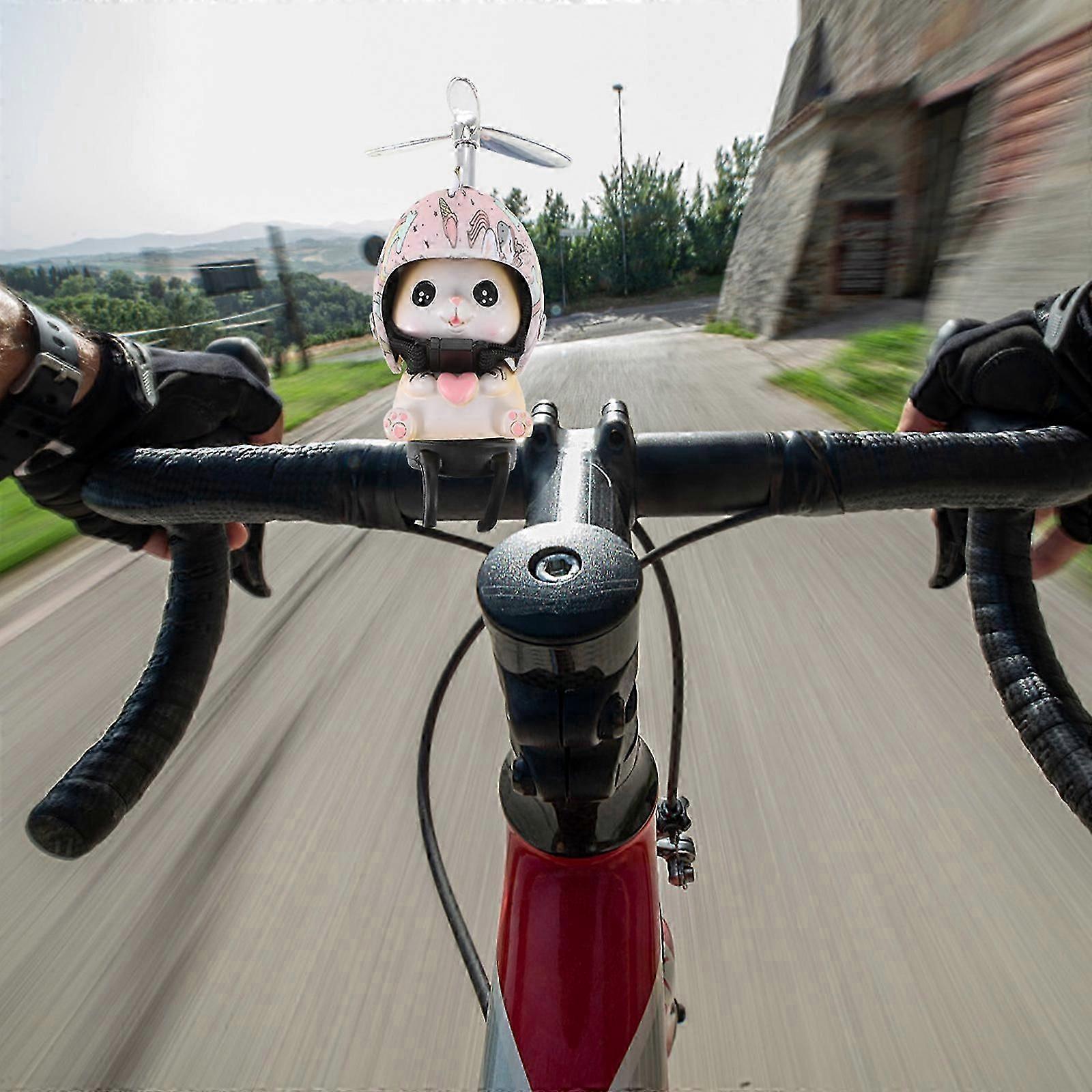 Creative Cat Toy With Propeller Helmet Car Dashboard Decor Motorcycle ...