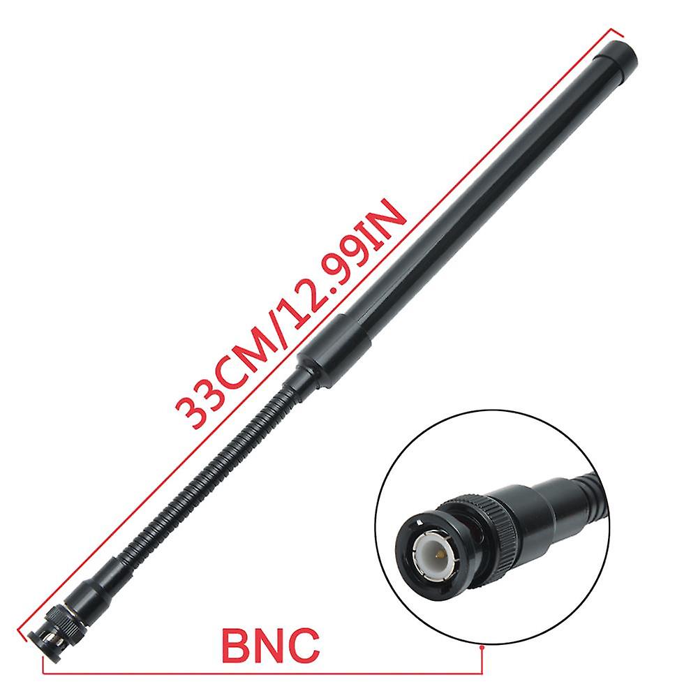 Abbree gooseneck bnc foldable army cs tactical vhf uhf dual band antenna for walkie talkie ...