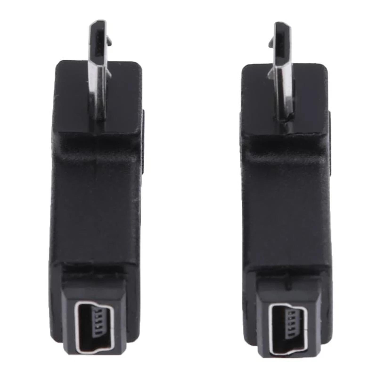 90 Degree Micro USB Male to Micro USB Female Adapter Connector Charge ...