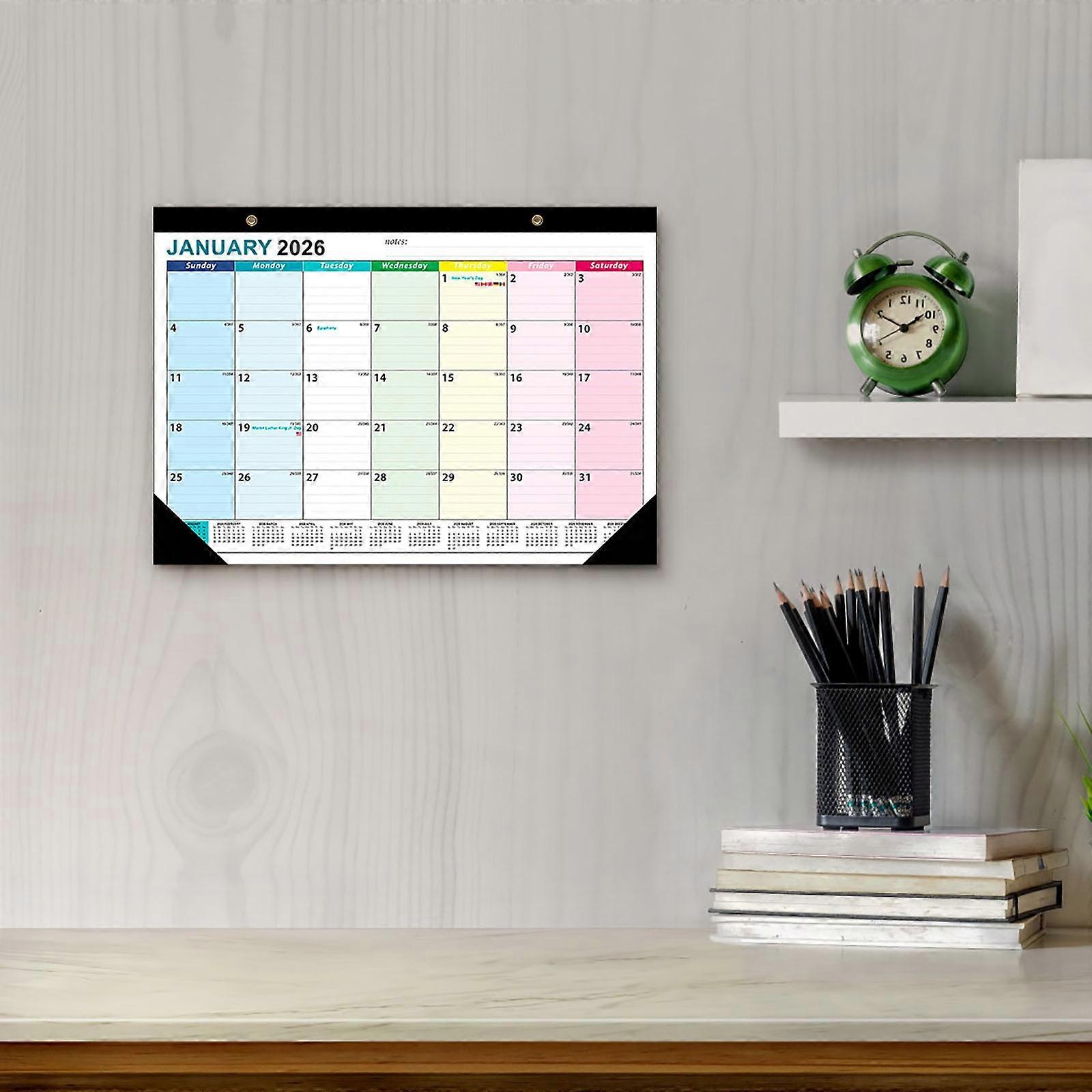 Desk Calendar 2026 Wall Calendar 2026 Covers January 2026 June2027 ...