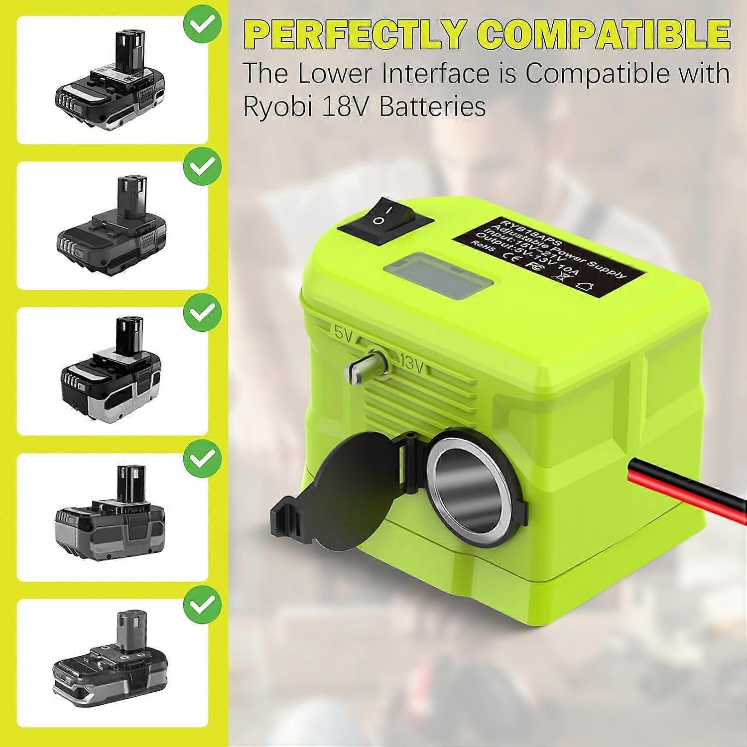 18V to12v Step Down Converter for Ryobi 18v Battery, Power Wheels ...