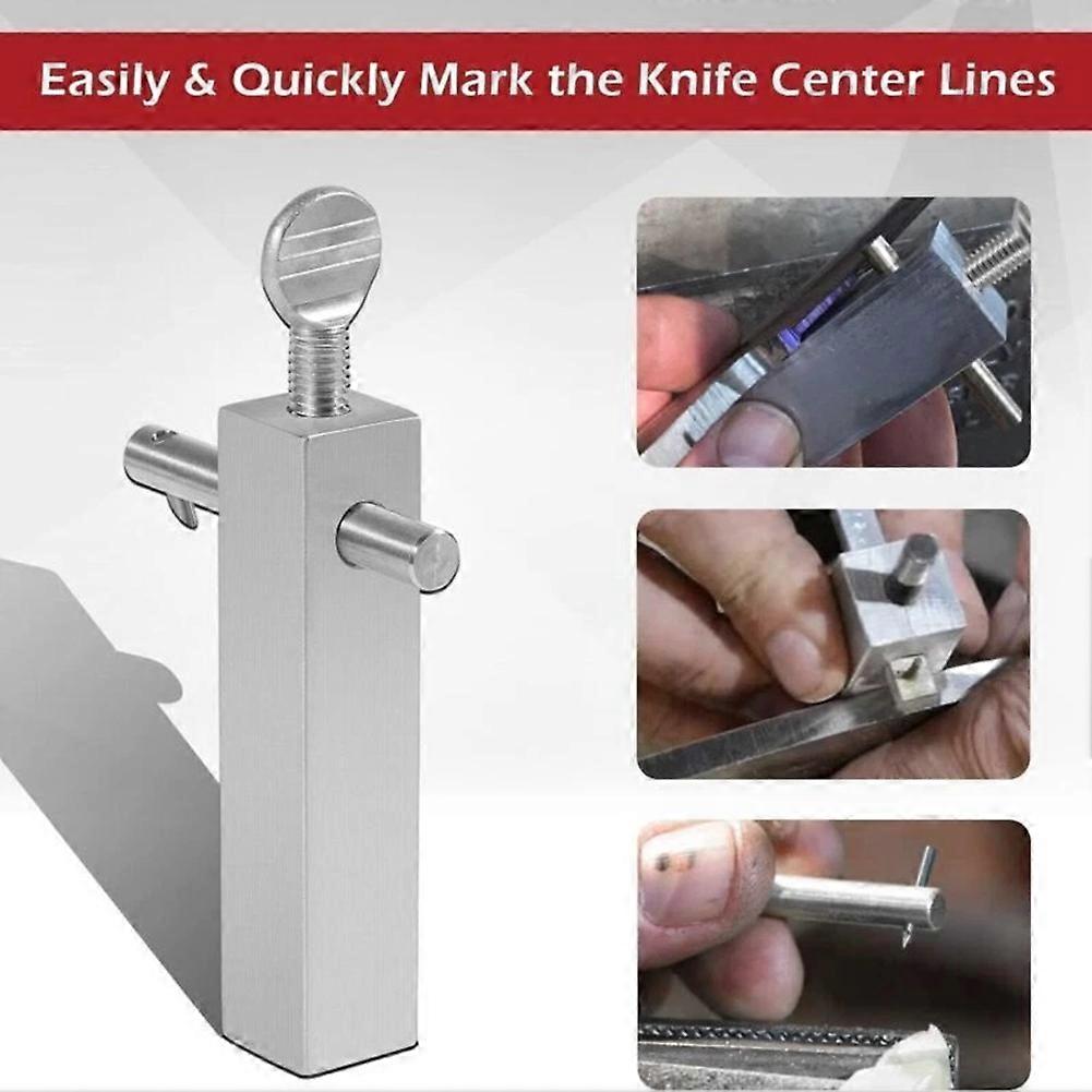 Knife Maker'S Center Scribe with Adjustable Carbide Tip for Marking ...