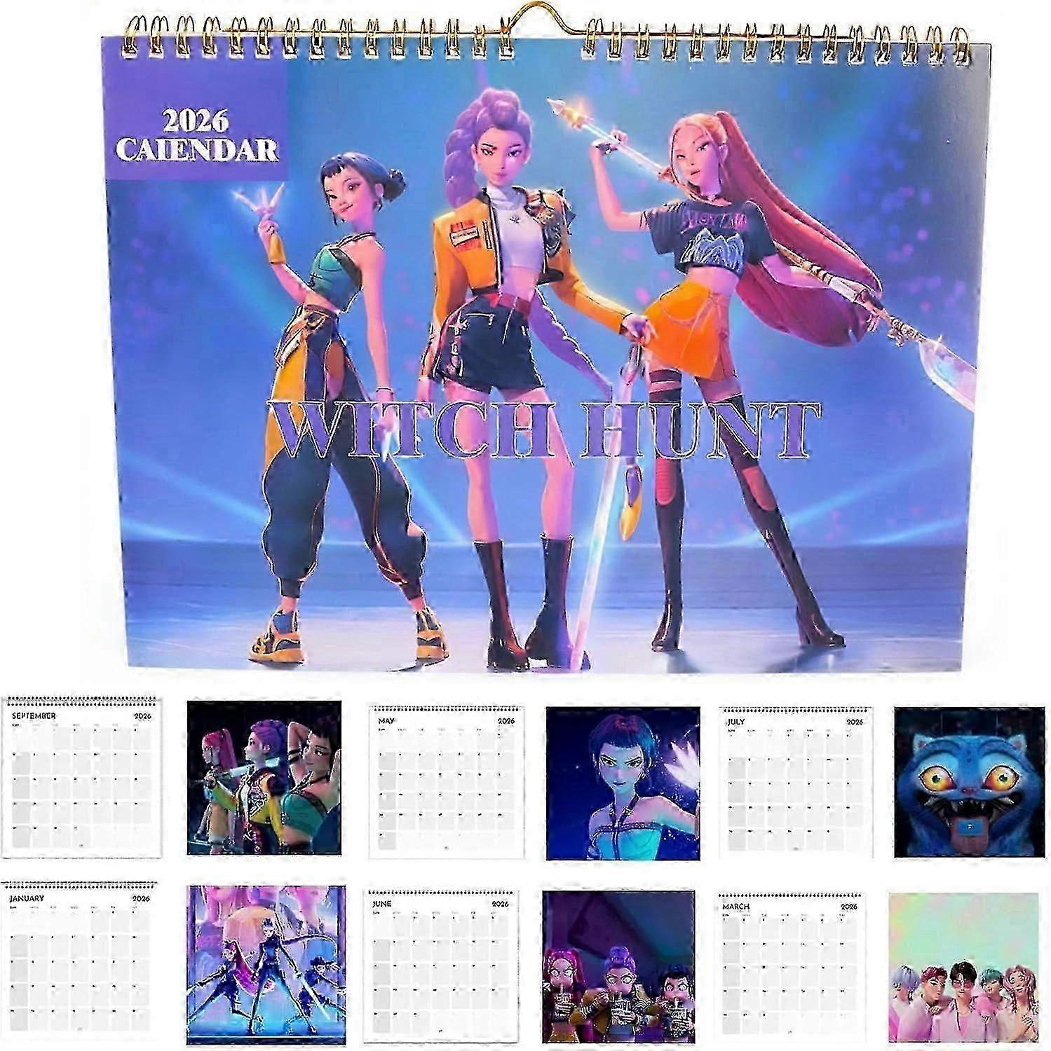 Kpop Demon Hunter Calendar 2026 Calenda Kpop Demon Hunter Calendar ...