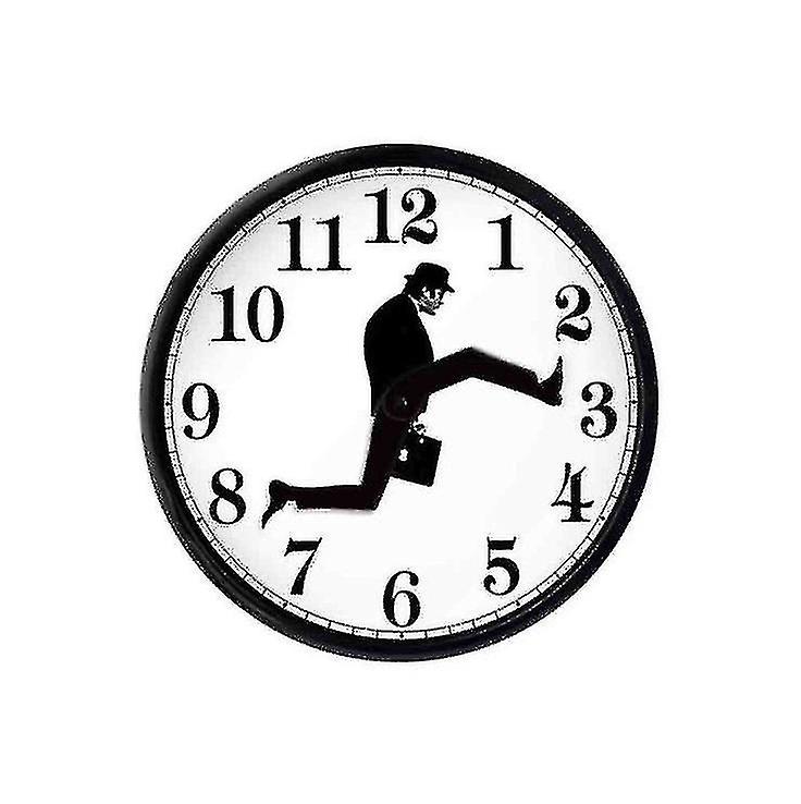 Monty Python Inspired Silly Walk Wall Clock Creative Silent Mute Clock ...
