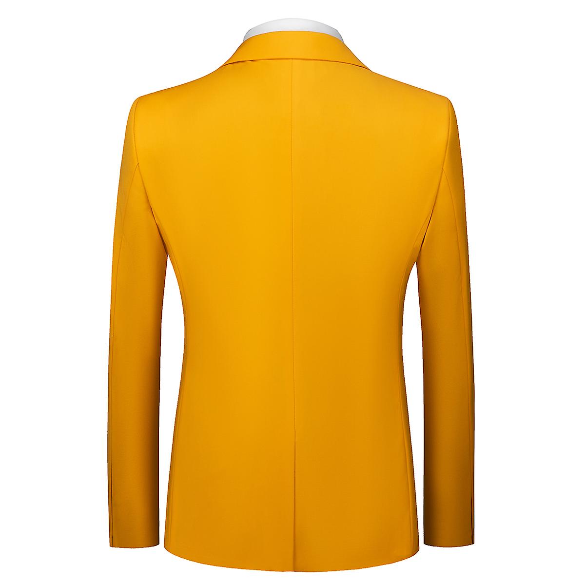 Cloudstyle Men's 3 Piece Business Slim Fit 1 Button Suit Set | Fruugo US