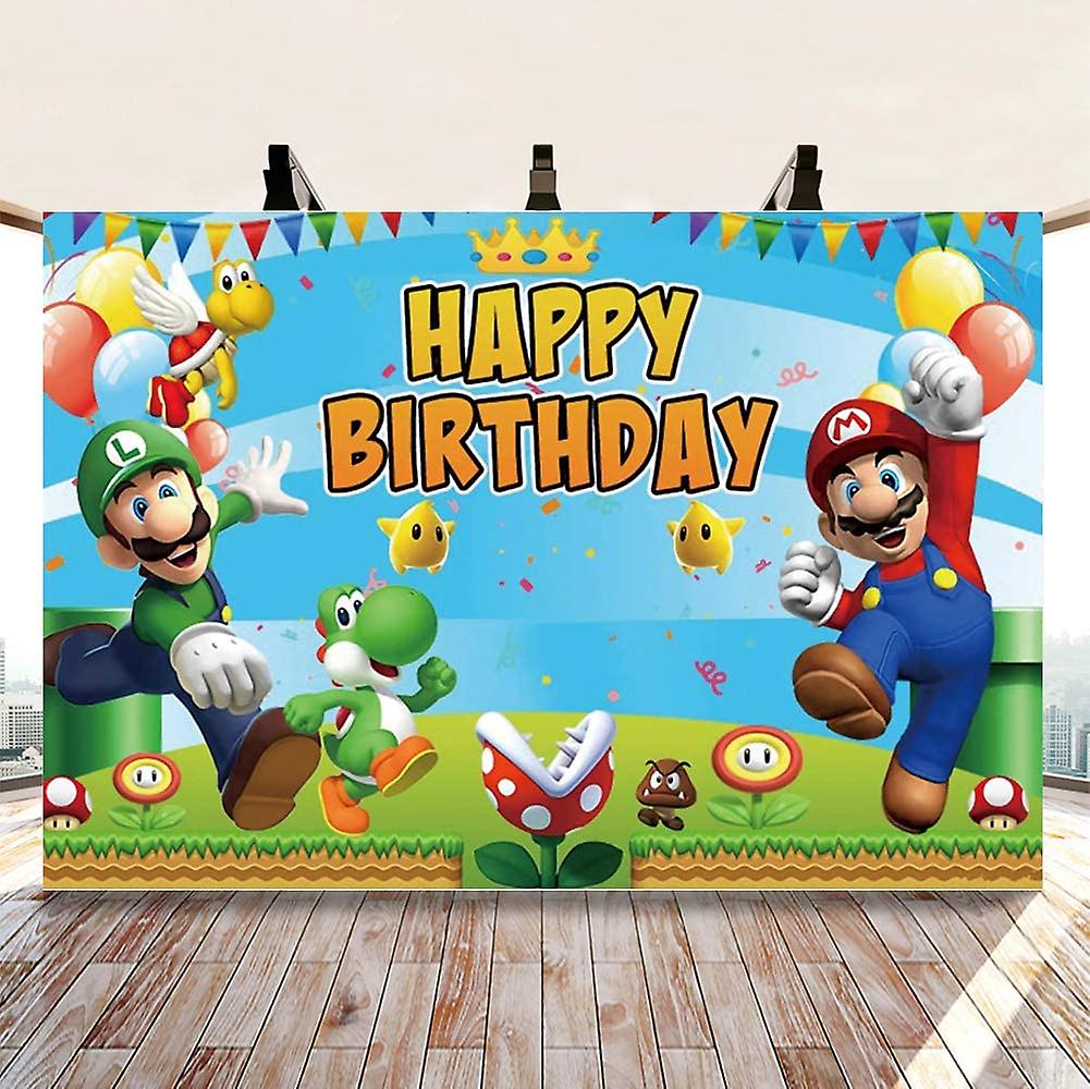 Super Mario Backdrop 5x3 Feet Backdrop For Mario Birthday Party ...