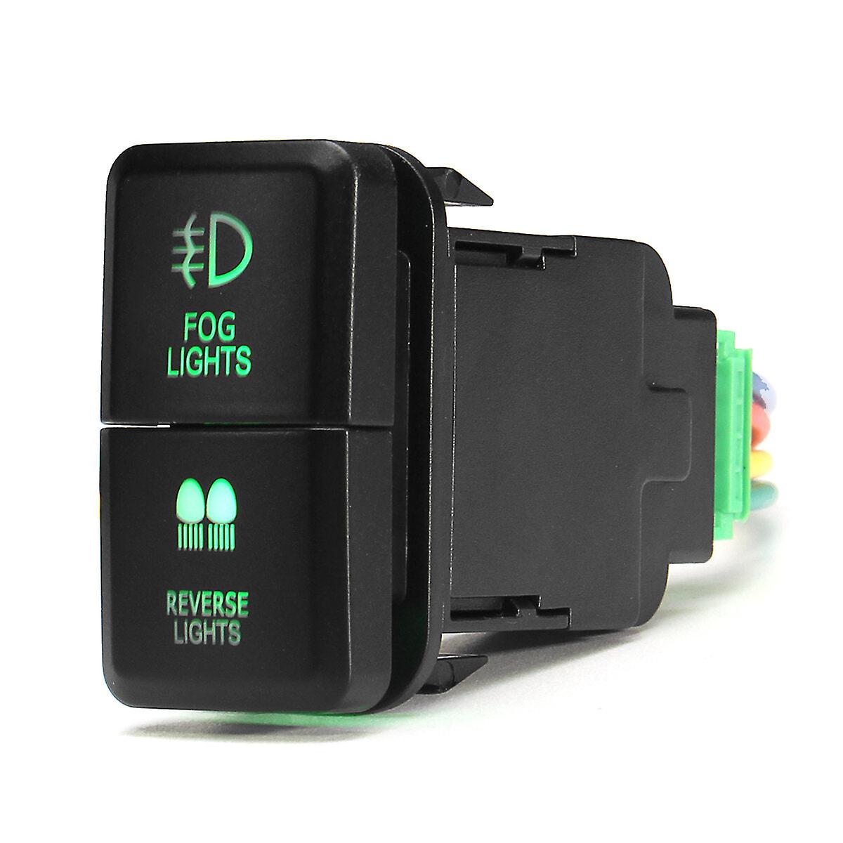 Led light push switch bar for toyota cruiser prado hilux landcruiser ...