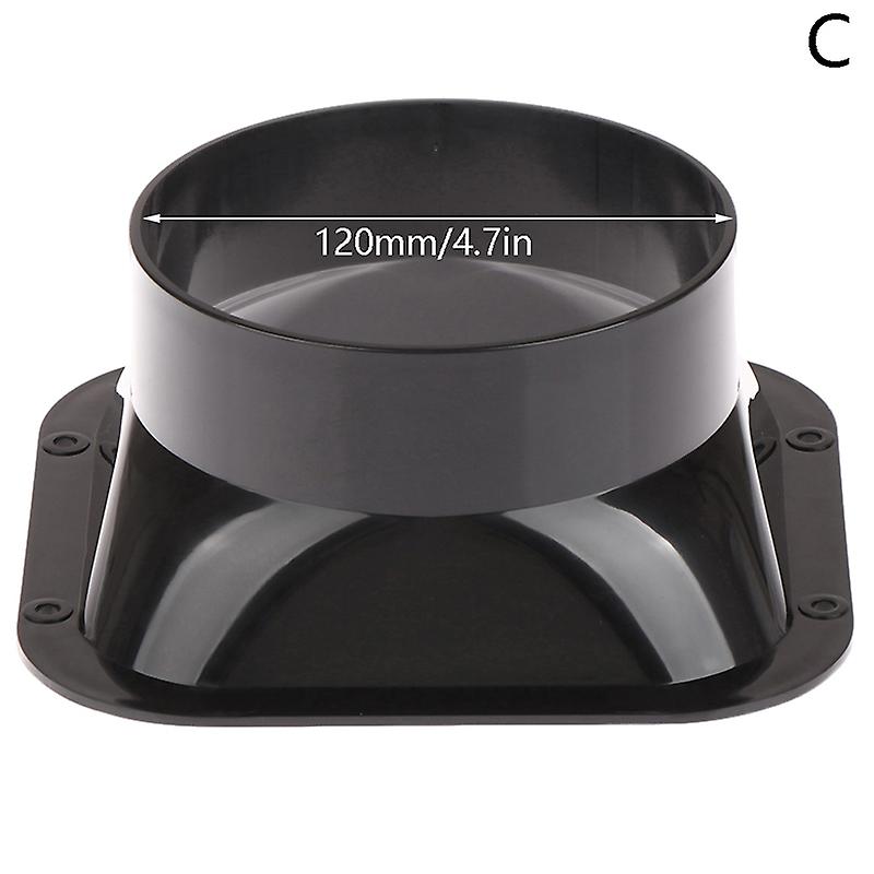 100-150mm Long Flange Duct Fan Hose Connector Air Ventilation Adapter ...