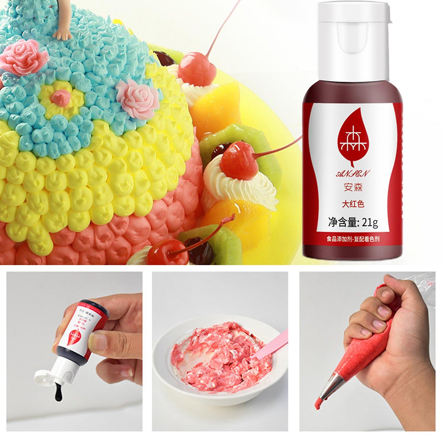 ZHOUBA 21g Food Coloring Odorless Edible DIY Easily Soluble Candy ...
