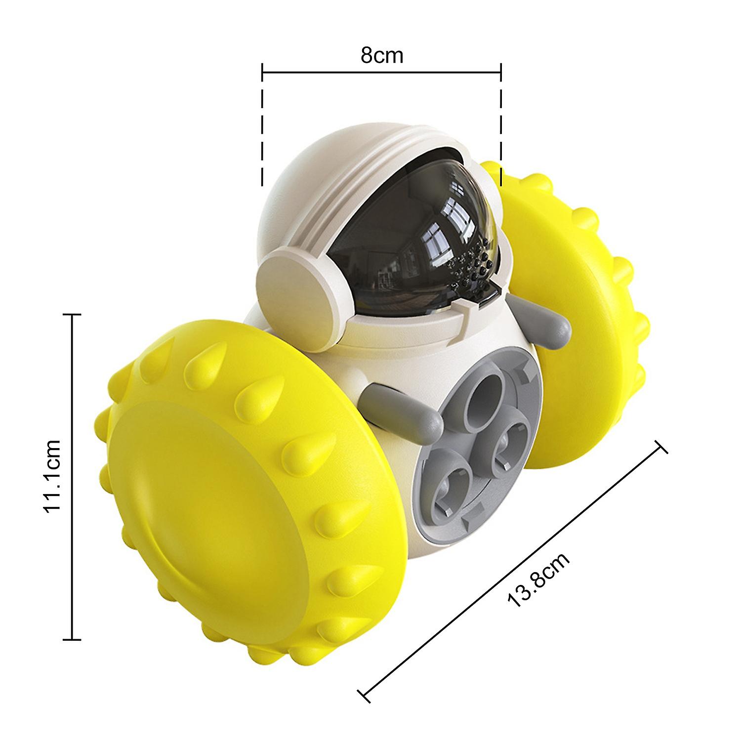 Interactive Dog Toy Robot Shapes Food Dispensing Slow Feeder Self ...