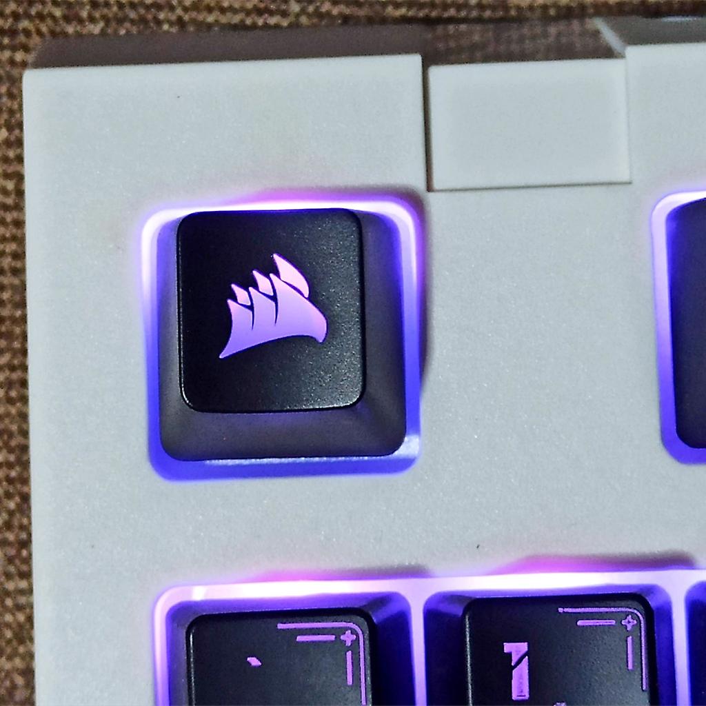 ABS Backlits Transparent Key Caps OEM Profile Keycap for Corsairs ESC ...