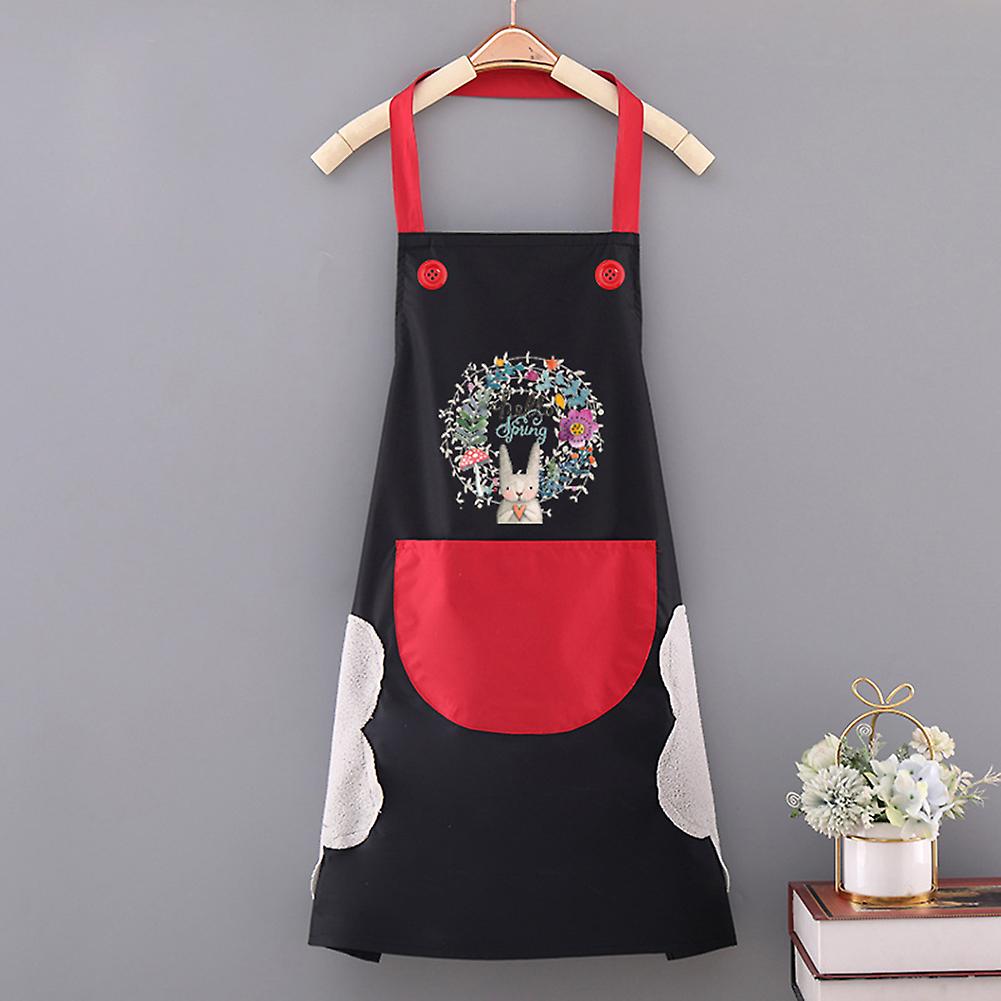 Cartoon Waterproof Apron with Pocket Breathable Reusable Practical ...