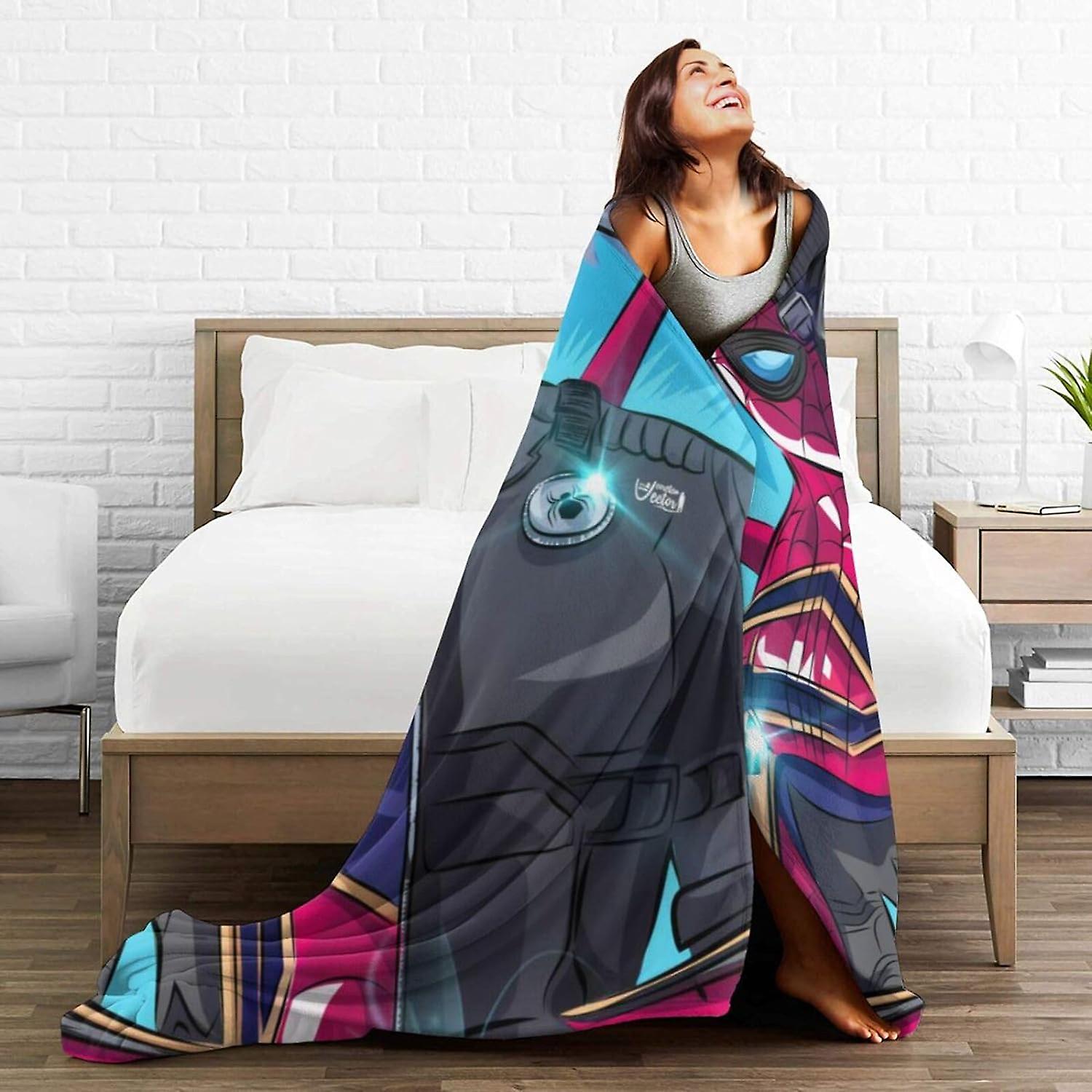 spindel tecknad man kasta filt tecknad barns tupplur filt hem ...