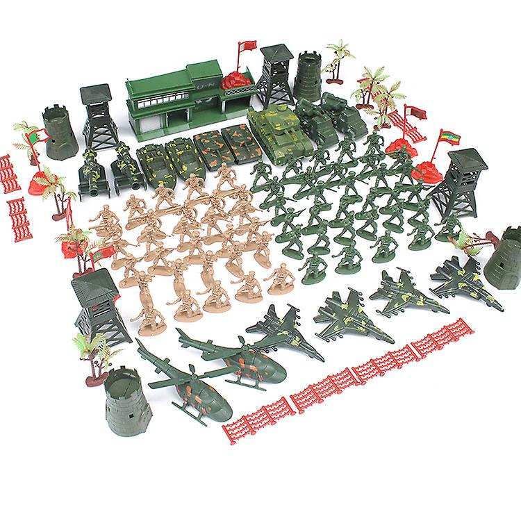 122 Pieces Army Action Figures Set, Military Play Set with Soldiers ...