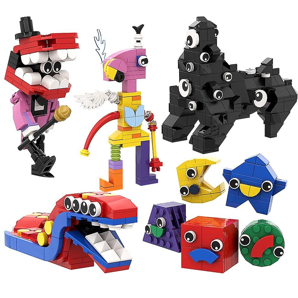 Moc The Amazing Digital Circus Monster Building Blocks Diy Model Bricks ...