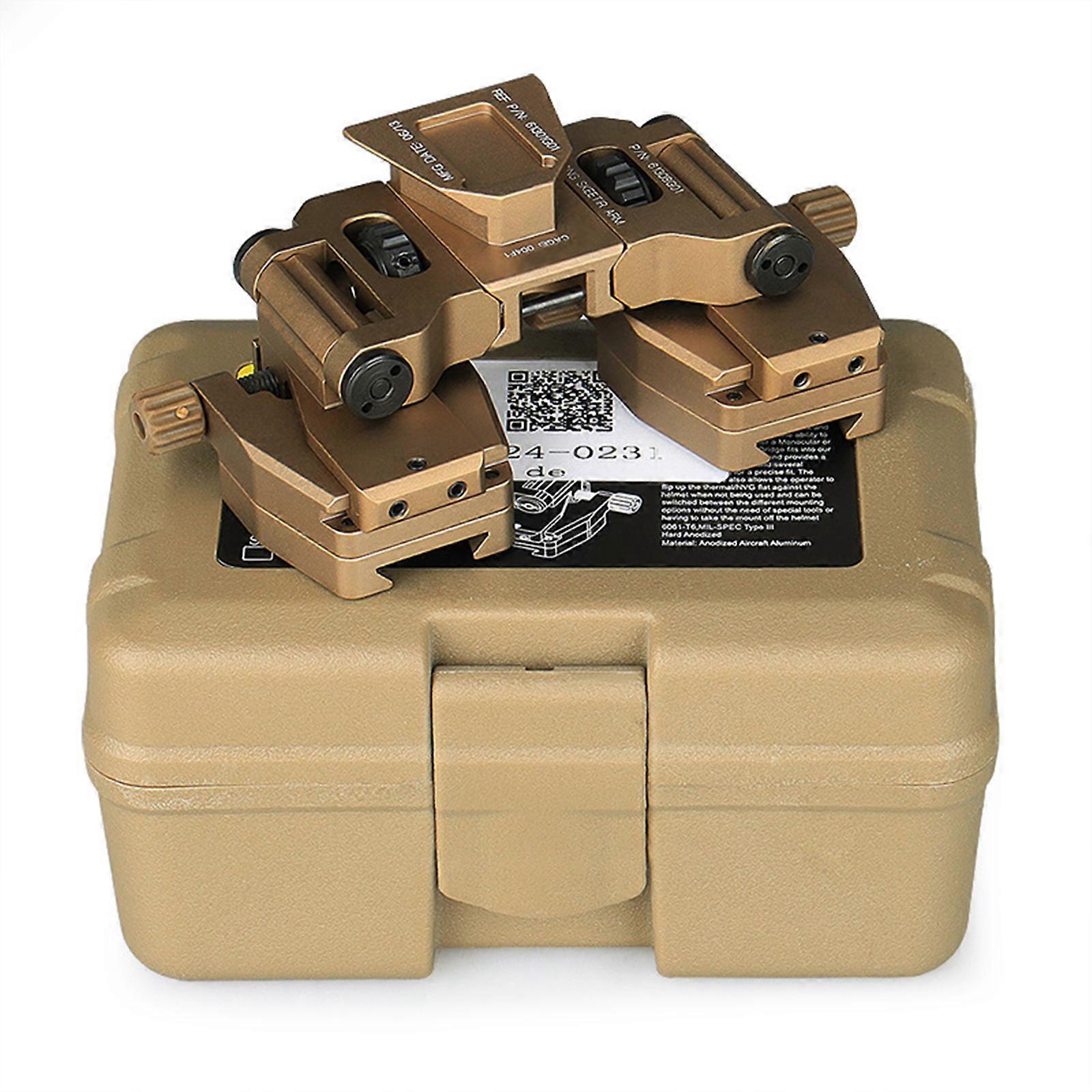 AN-PVS-14 Dovetail J Arm Adapter CNC Machined Dual Binocular Bridge NVG ...